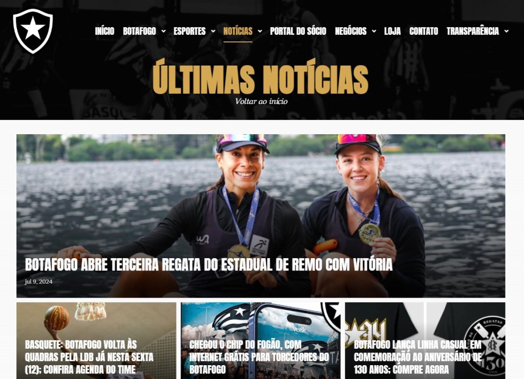 Botafogo Social e Olímpico lança site oficial com 13 modalidades ...