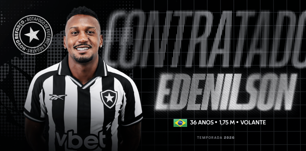 Botafogo anuncia contratação de Edenílson, ex-Grêmio, até o fim de 2026 ...